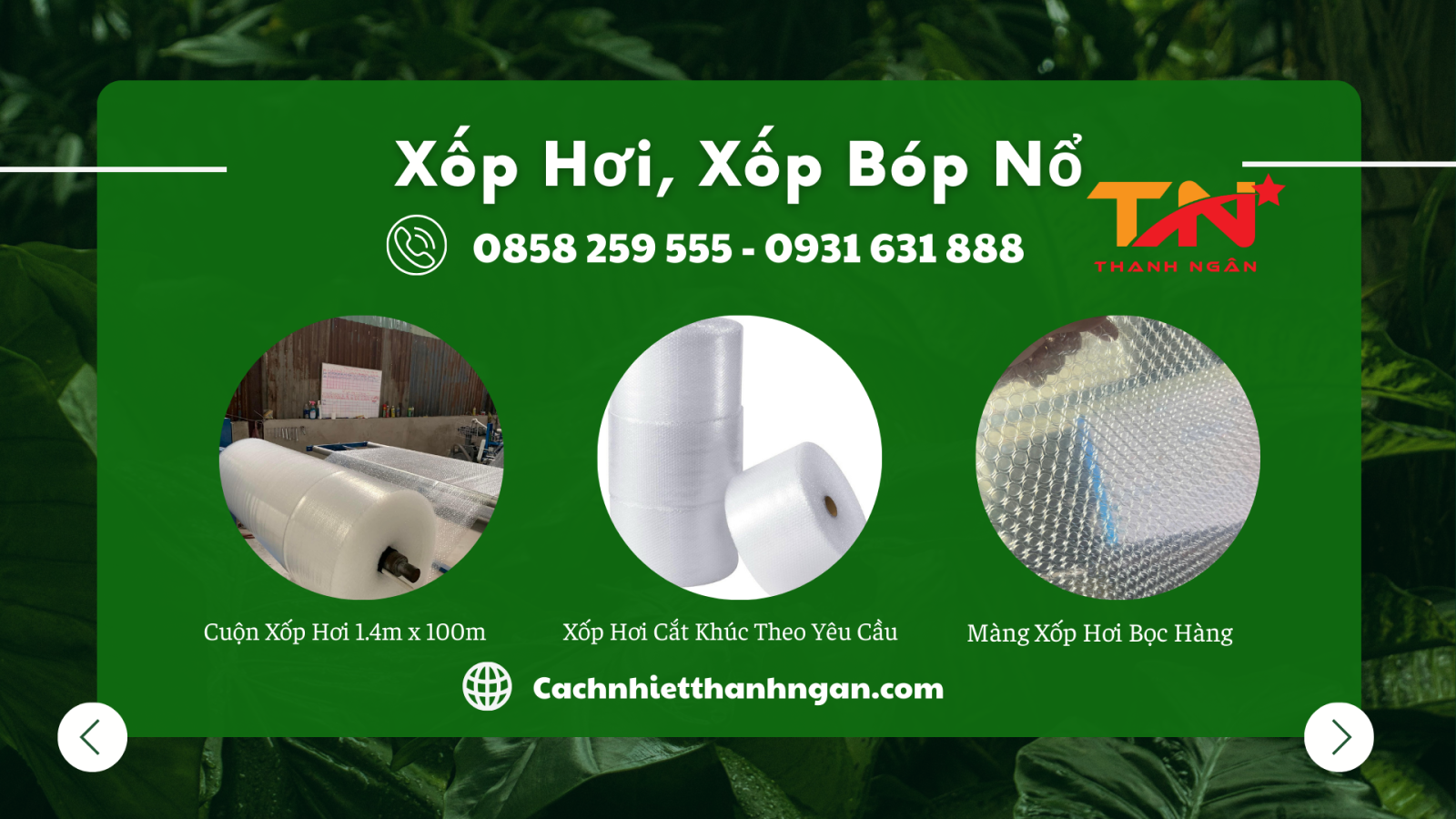 Xốp Hơi, Xốp Nổ Bọc Hàng Tại Thủ Đức - 0858 259 555